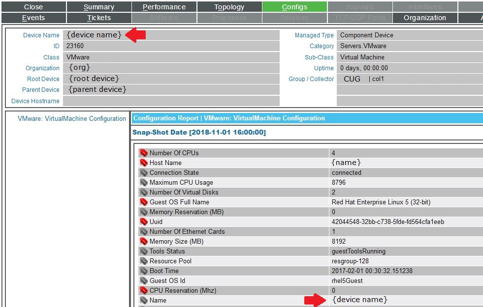 How To Find a VMware Component Device After Its Name Has Changed
