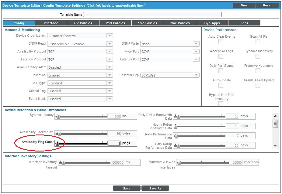 Ping: System Availability and Latency